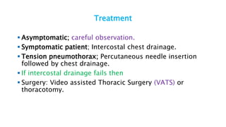 Pneumothorax | PPTX
