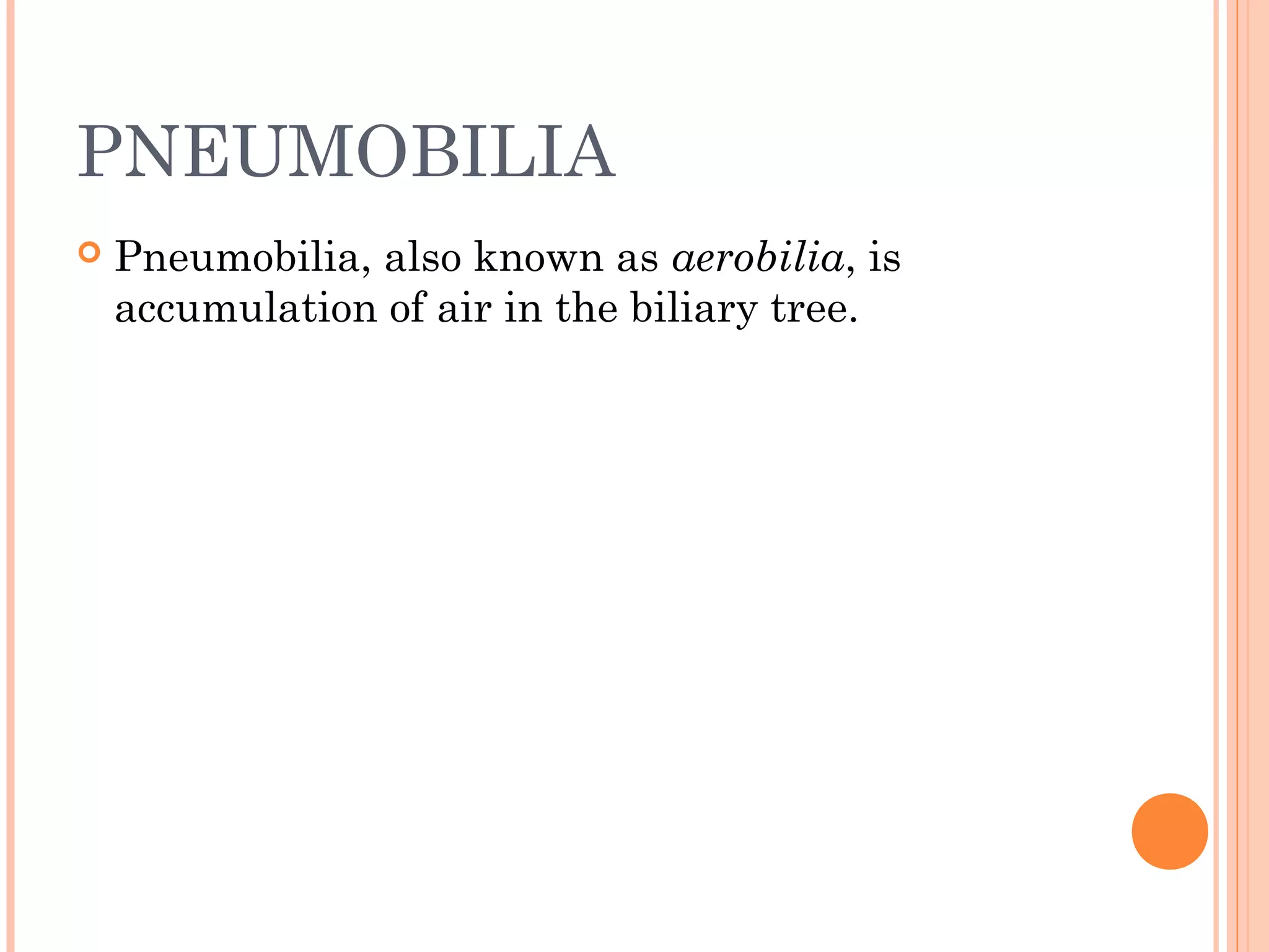 Pneumobilia vs portal vein gas | PPT