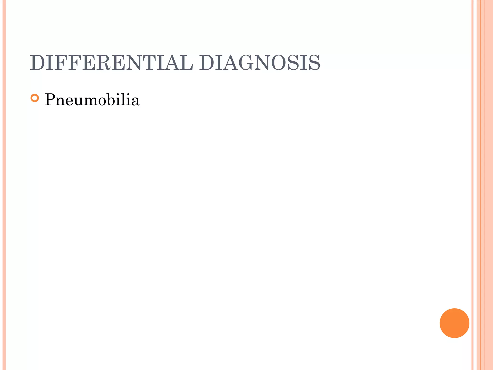 Pneumobilia vs portal vein gas | PPT