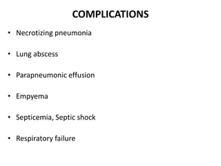 Pneumococcal pneumonia | PPTX