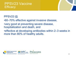 Pneumococcal Vaccination | PPT | Lung and Respiratory Health | Diseases ...