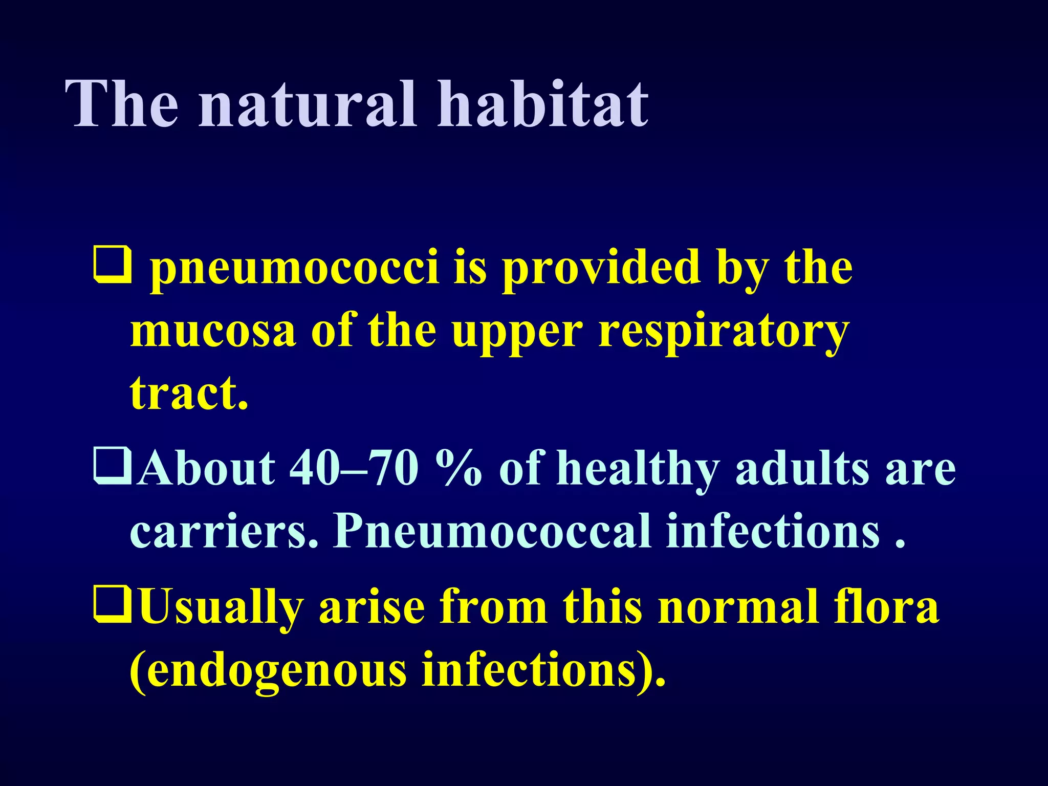 Pneumococci ppt mahadi | PDF