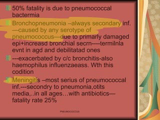 Pneumococcus | PPT