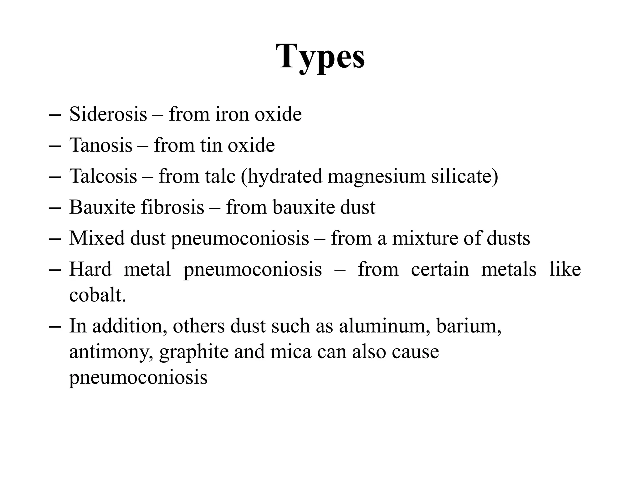 Pneumoconiosis | PPTX