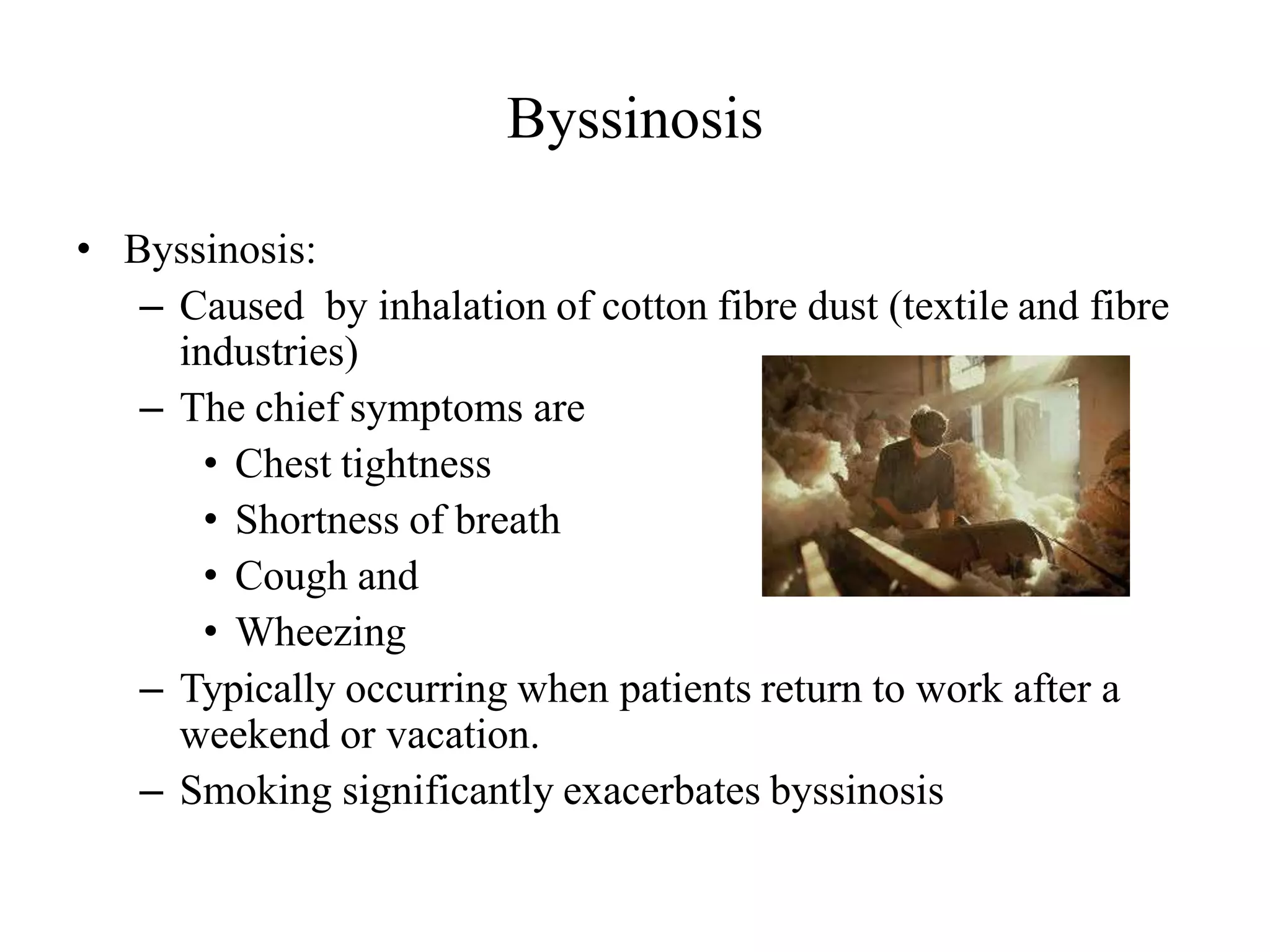Pneumoconiosis | PPTX