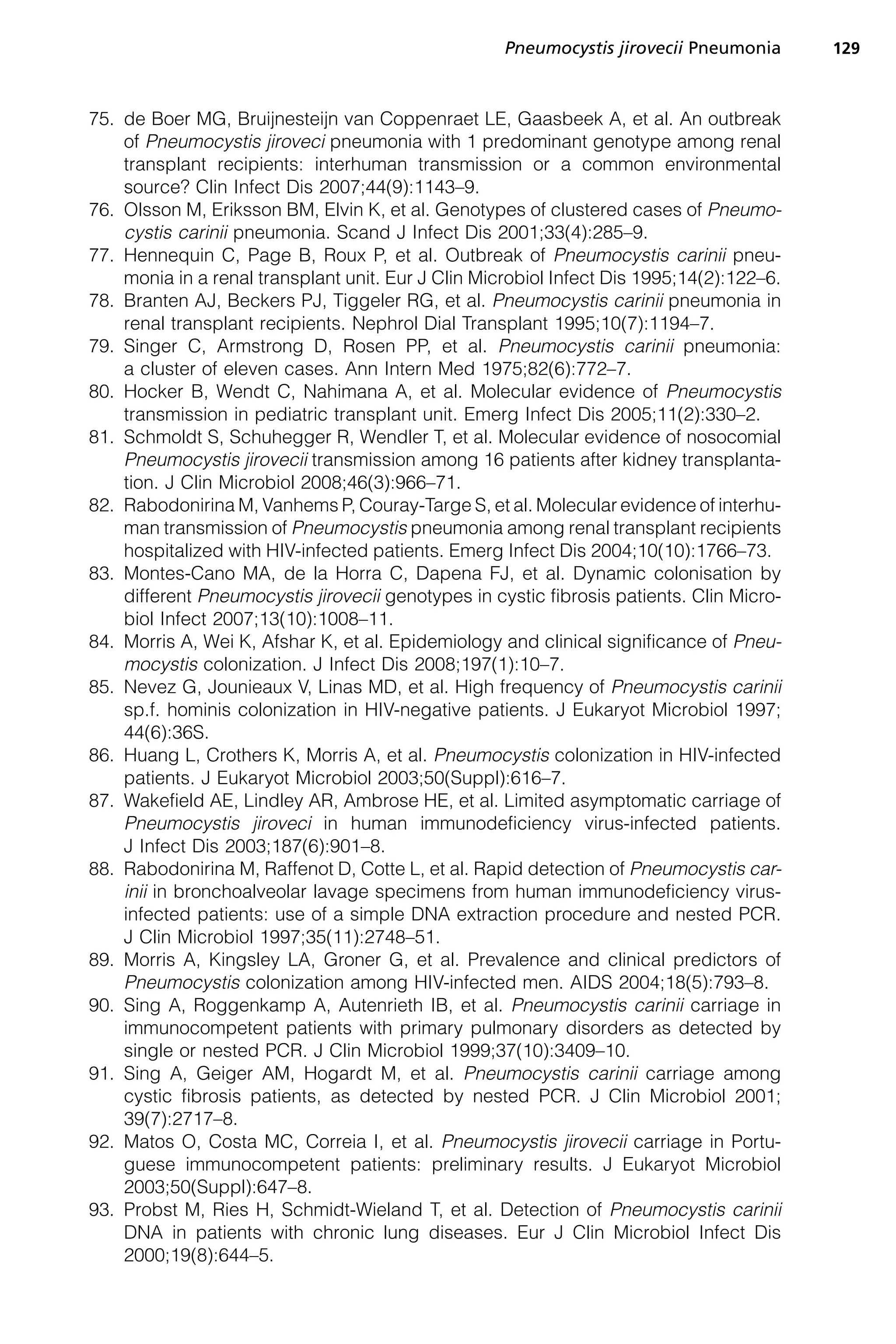 Pneumocystis jirovecii pneumonia | PDF