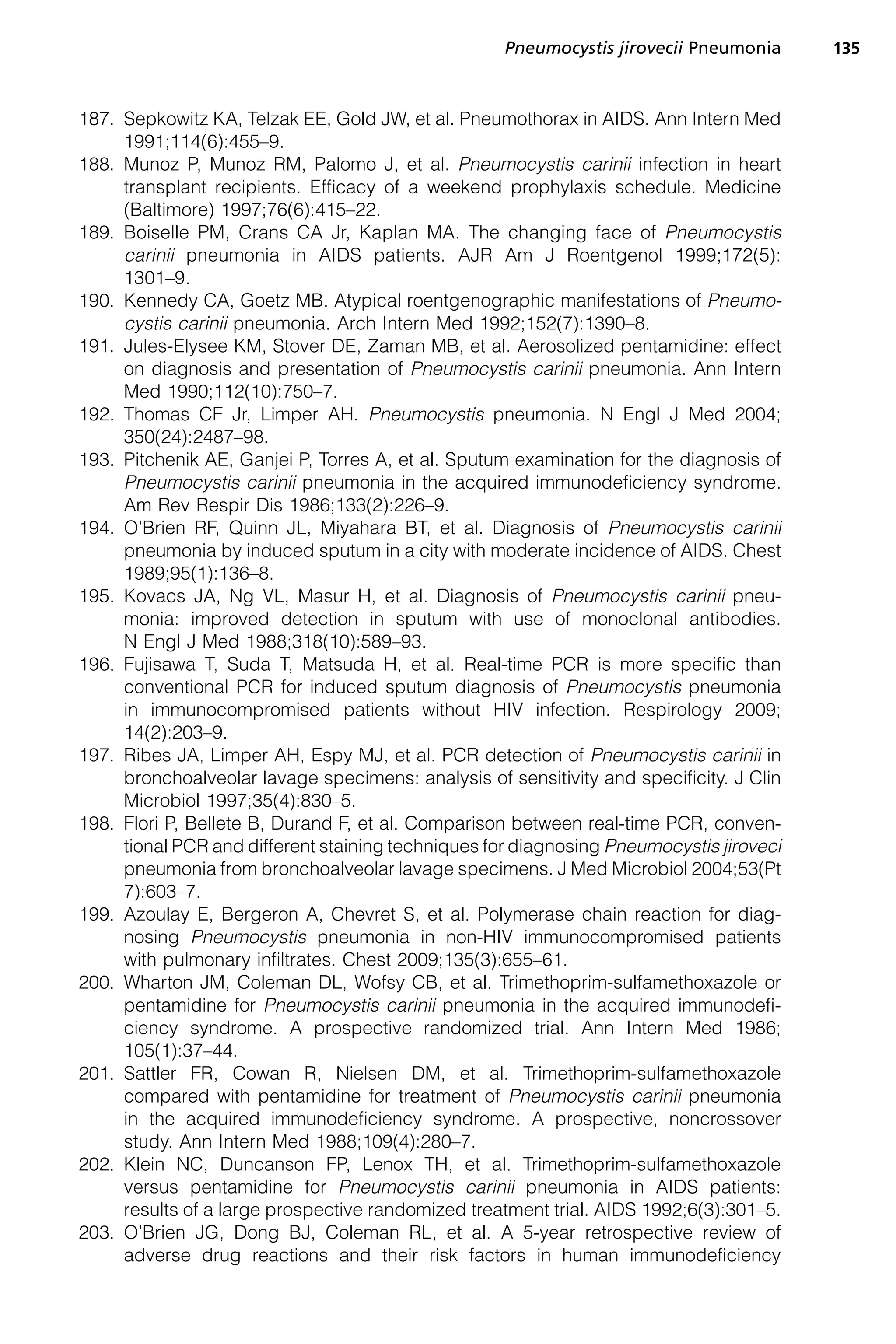 Pneumocystis jirovecii pneumonia | PDF