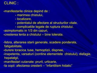 Pneumologie - chistul hidatic | PPT