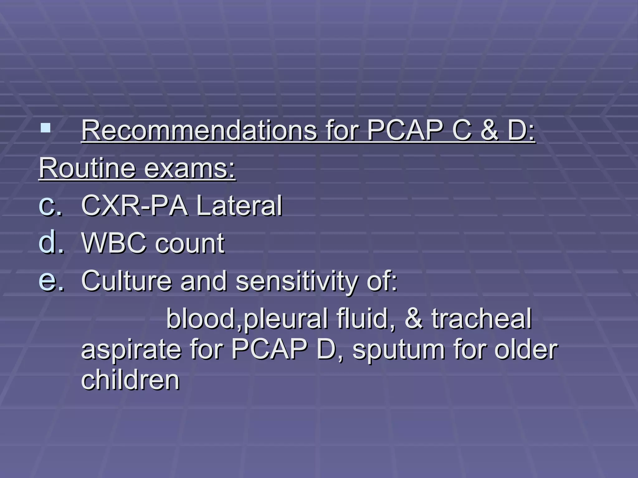 Pediatric Community Acquired Pneumonia | PPT