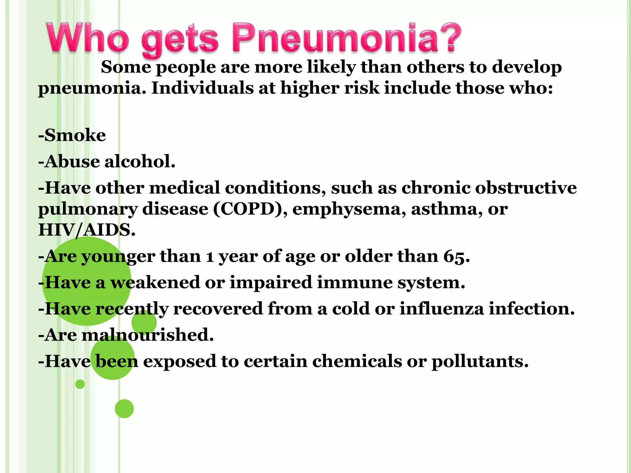 Pneumonia | PPTX