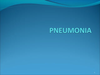 Pneumonia | PPT