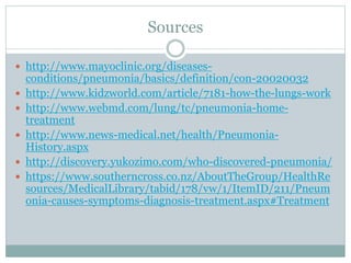 Pneumonia | PPTX