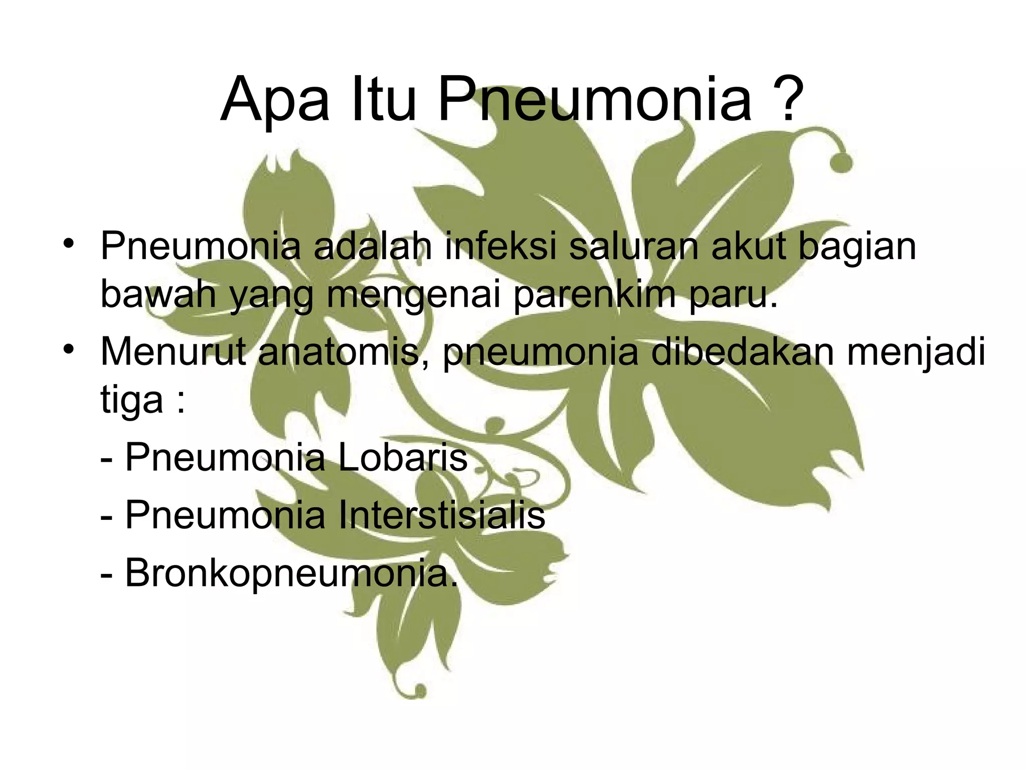 Pneumonia | PPT