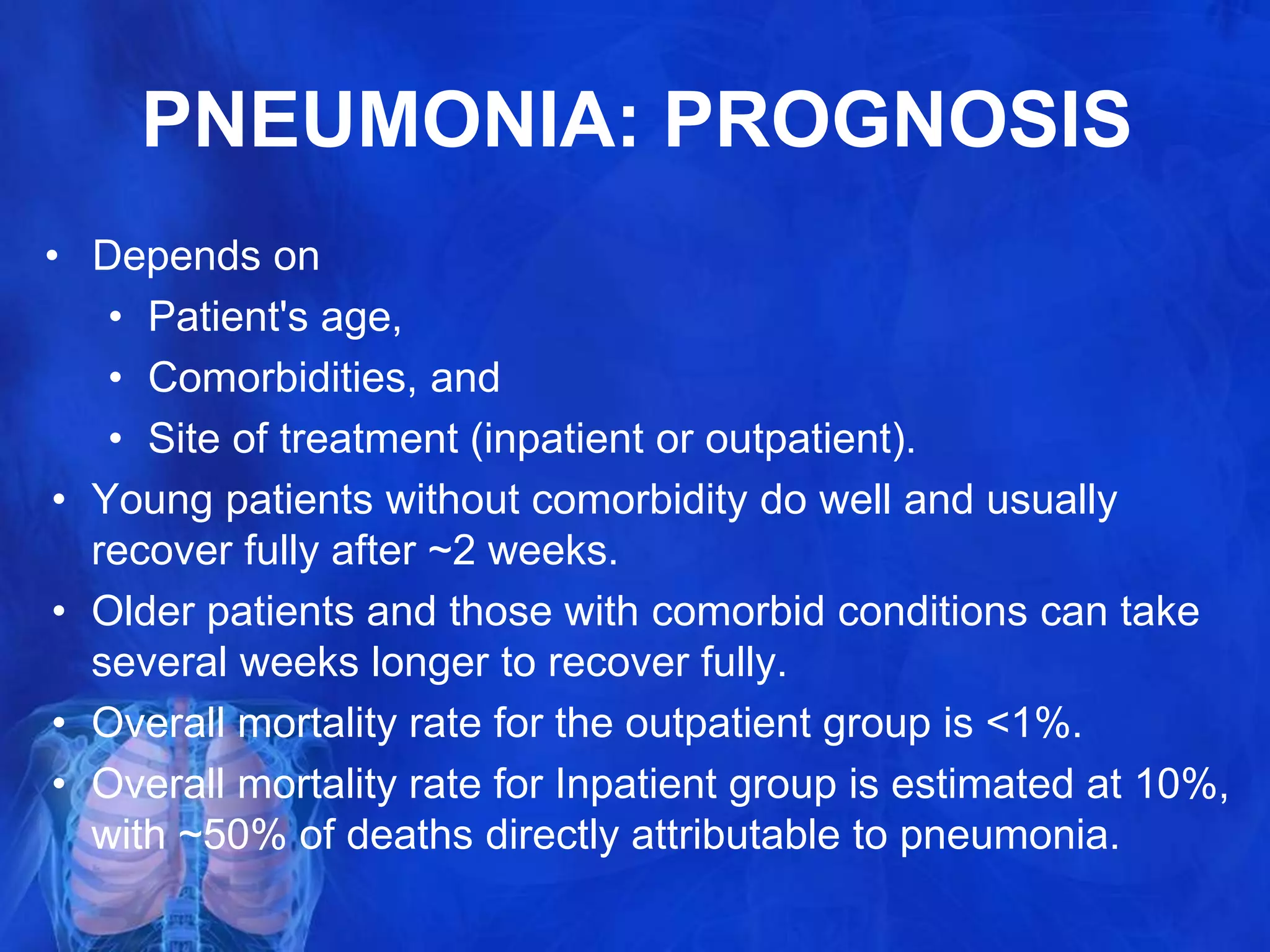 Pneumonia | PPTX