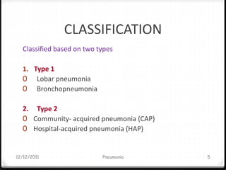 Pneumonia | PPTX