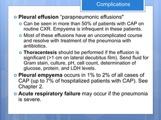 Diagnosis & Mangement of Community-Acquired Pneumonia, Hospital ...