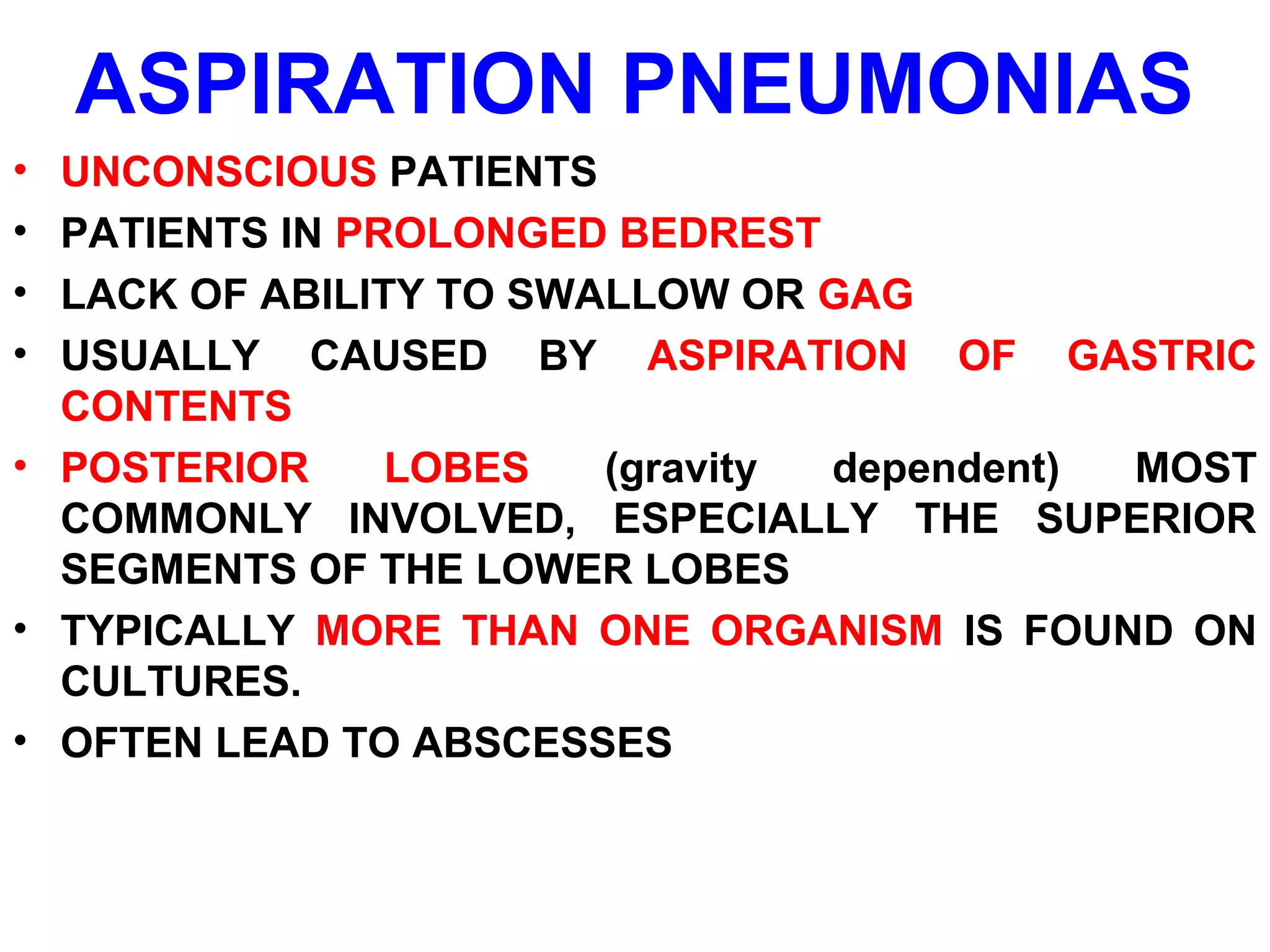 Pneumonia - Classification & Etiology | PPT