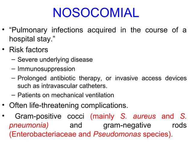 Pneumonia - Classification & Etiology | PPT