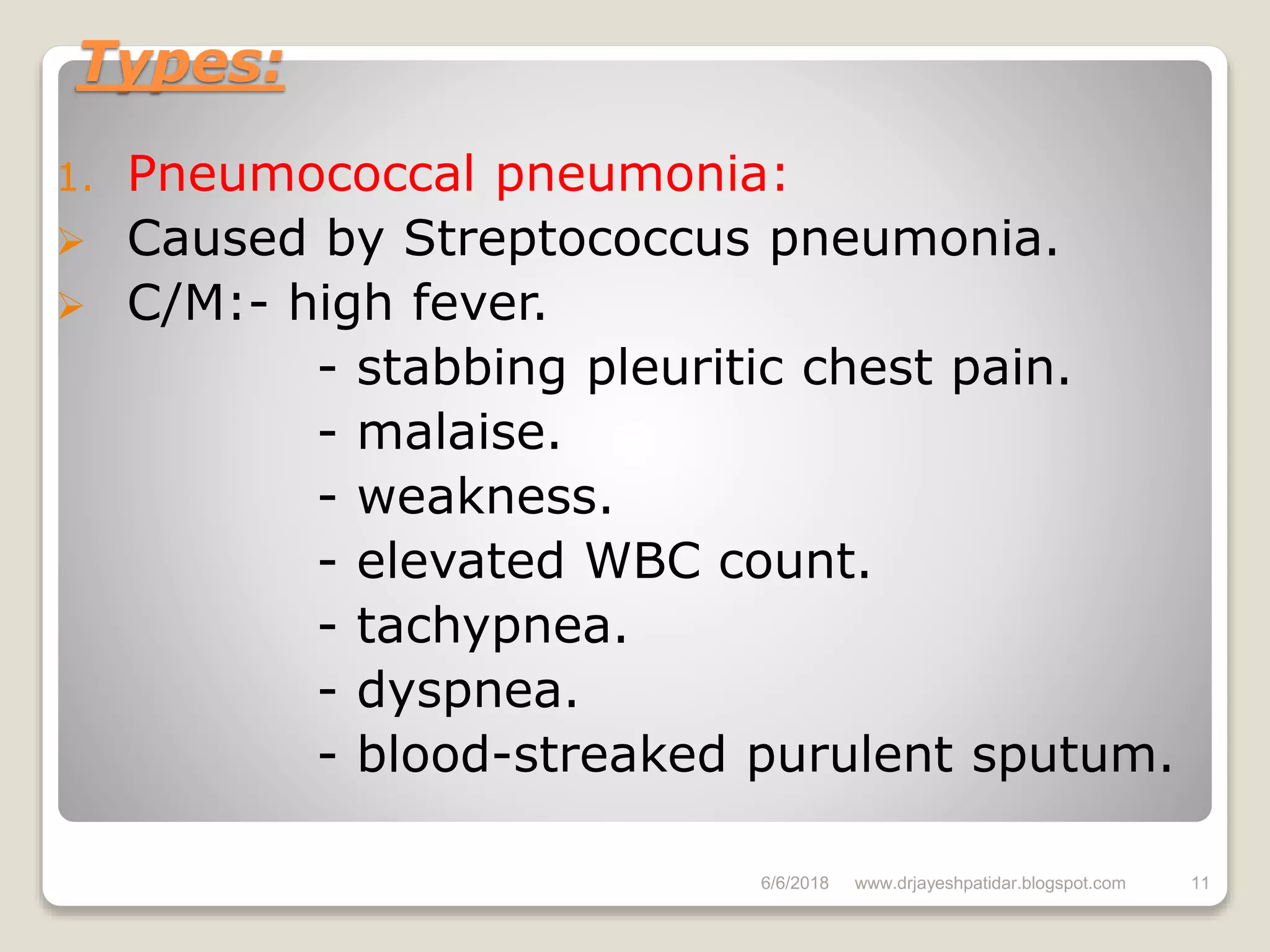 Pneumonia | PPSX