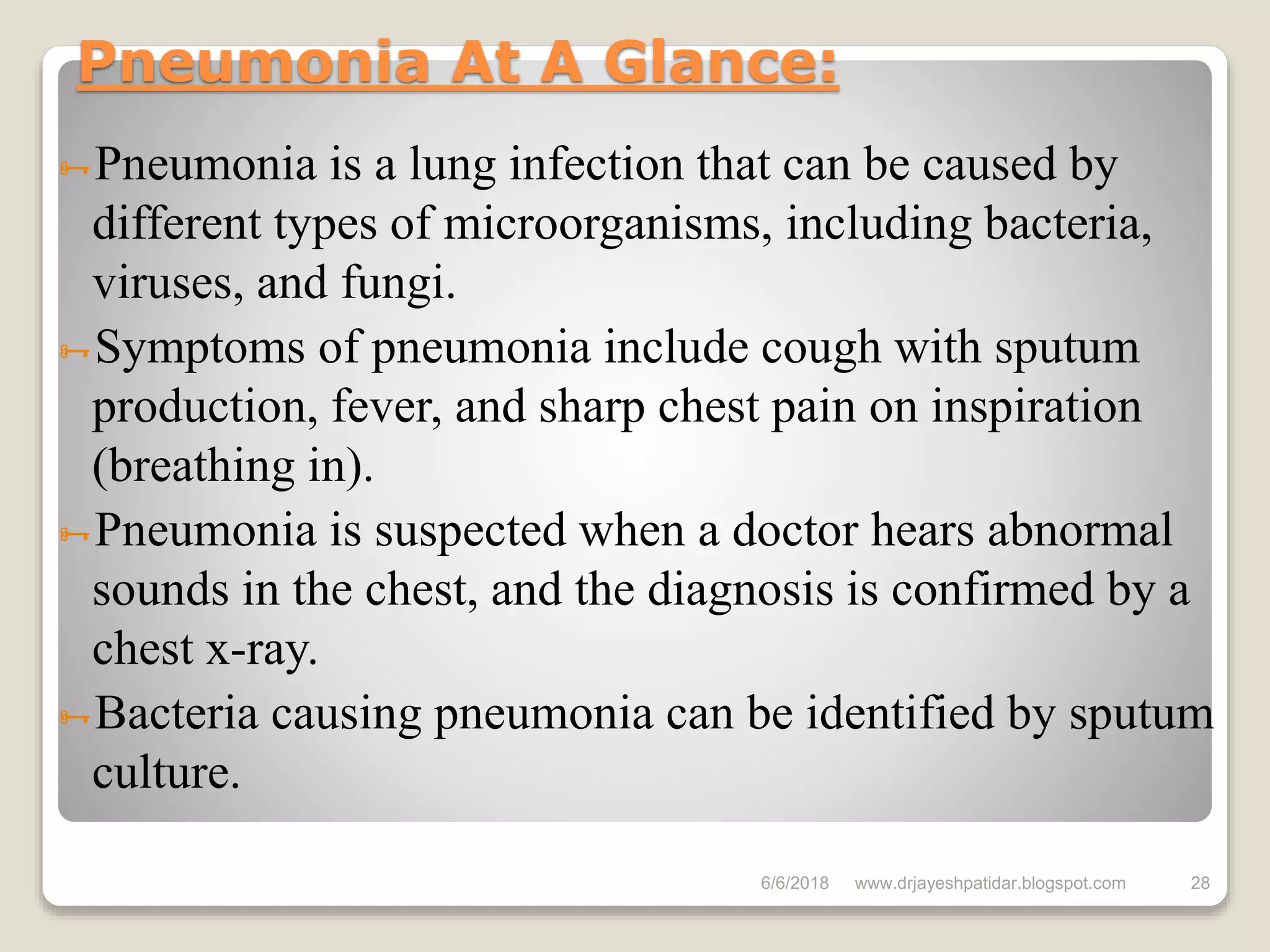 Pneumonia | PPSX