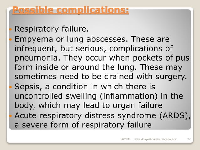Pneumonia | PPSX | Lung and Respiratory Health | Diseases and Conditions
