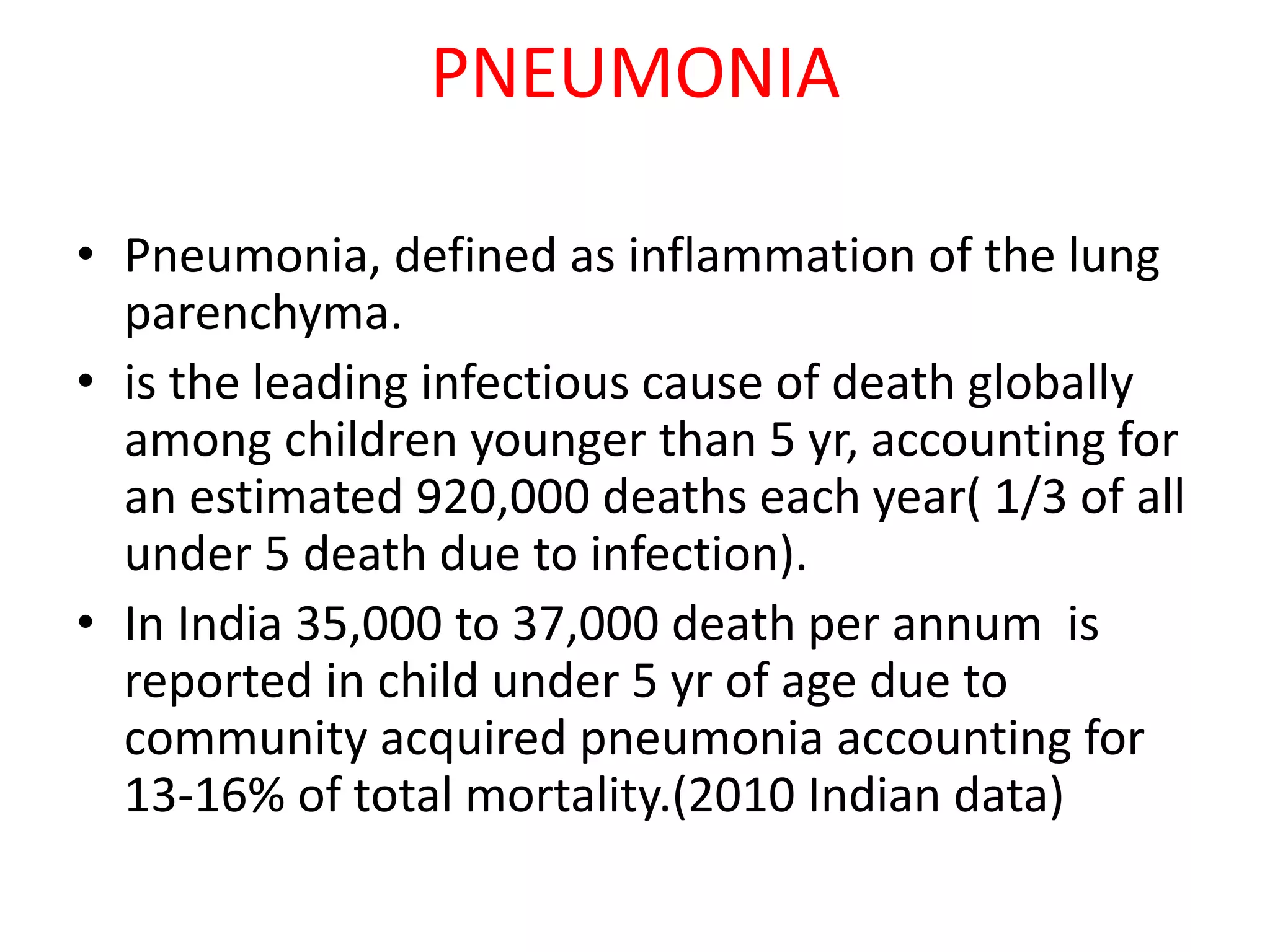 Recurrent or Persistent Pneumonia | PPTX