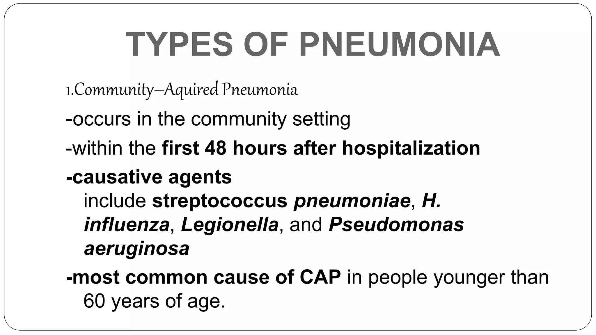 Pneumonia | PPTX