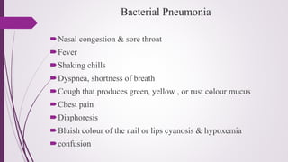 Pneumonia respiratory system disorder | PPTX