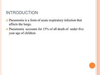 Pneumonia | PPTX