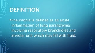 PNEUMONIA PT ASSESSMENT AND MANAGEMENT | PPTX