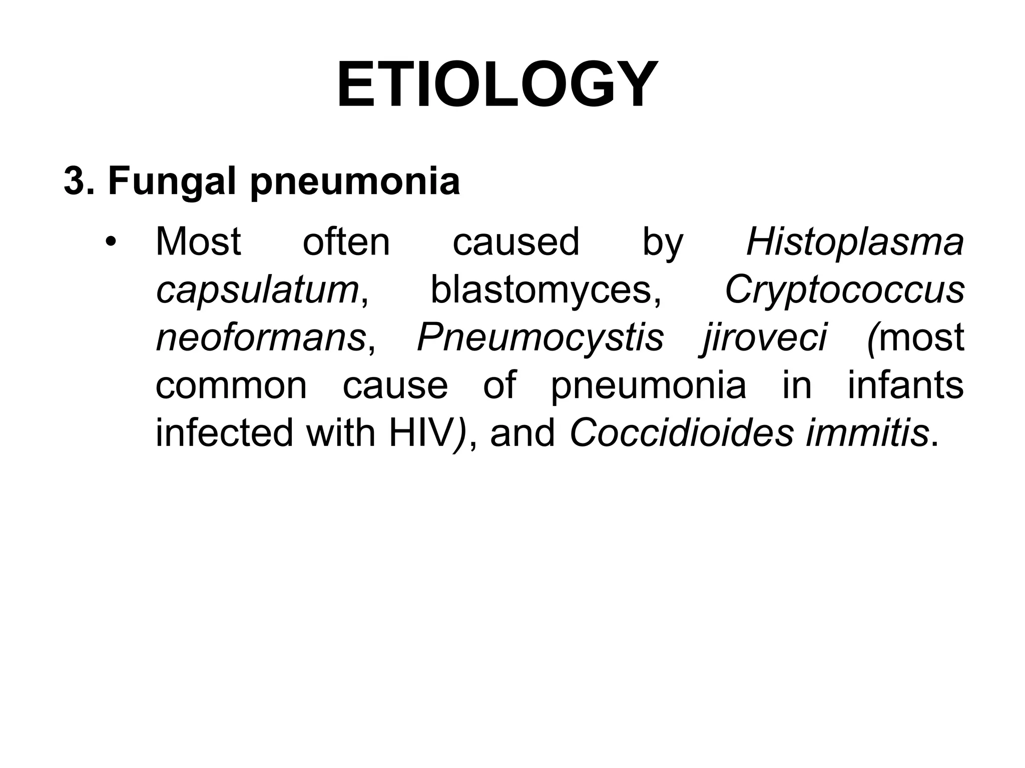 Pneumonia and its causes sign symptome treatment | PDF