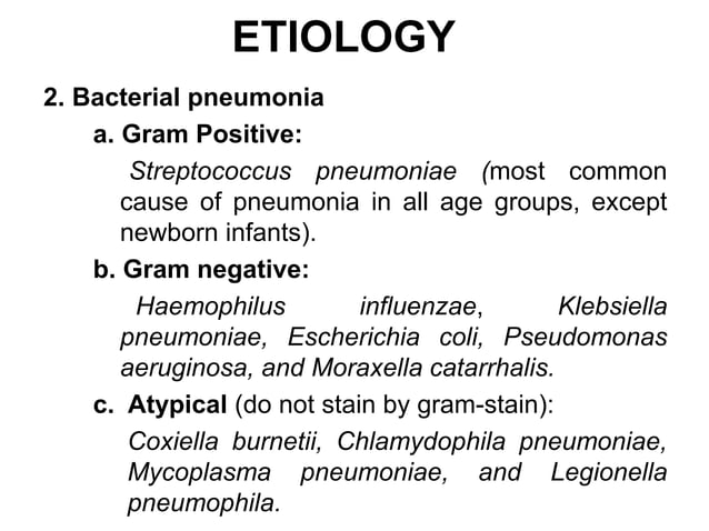 Pneumonia and its causes sign symptome treatment | PDF