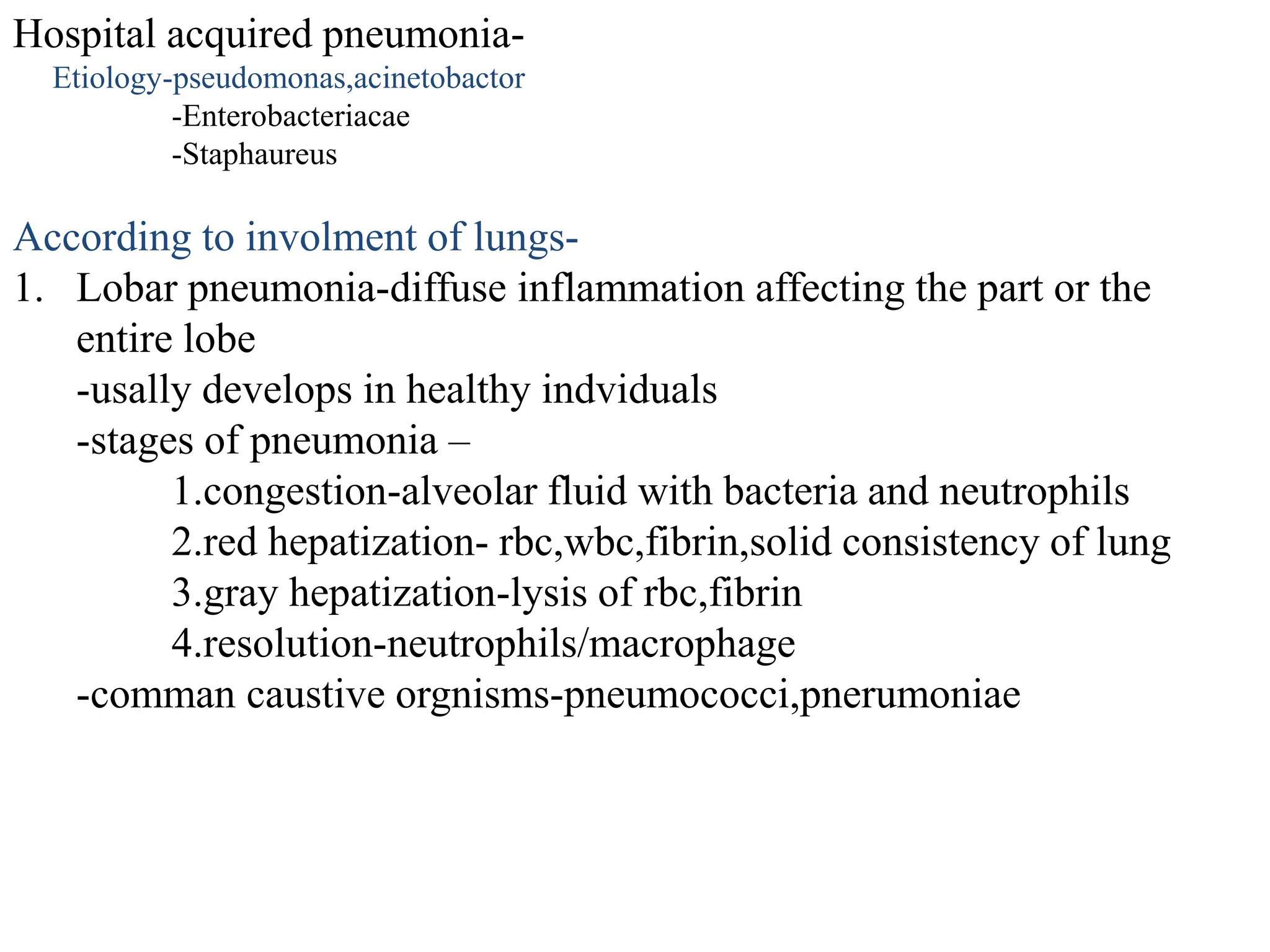 Pneumonia presentation college level by pankaj | PPT