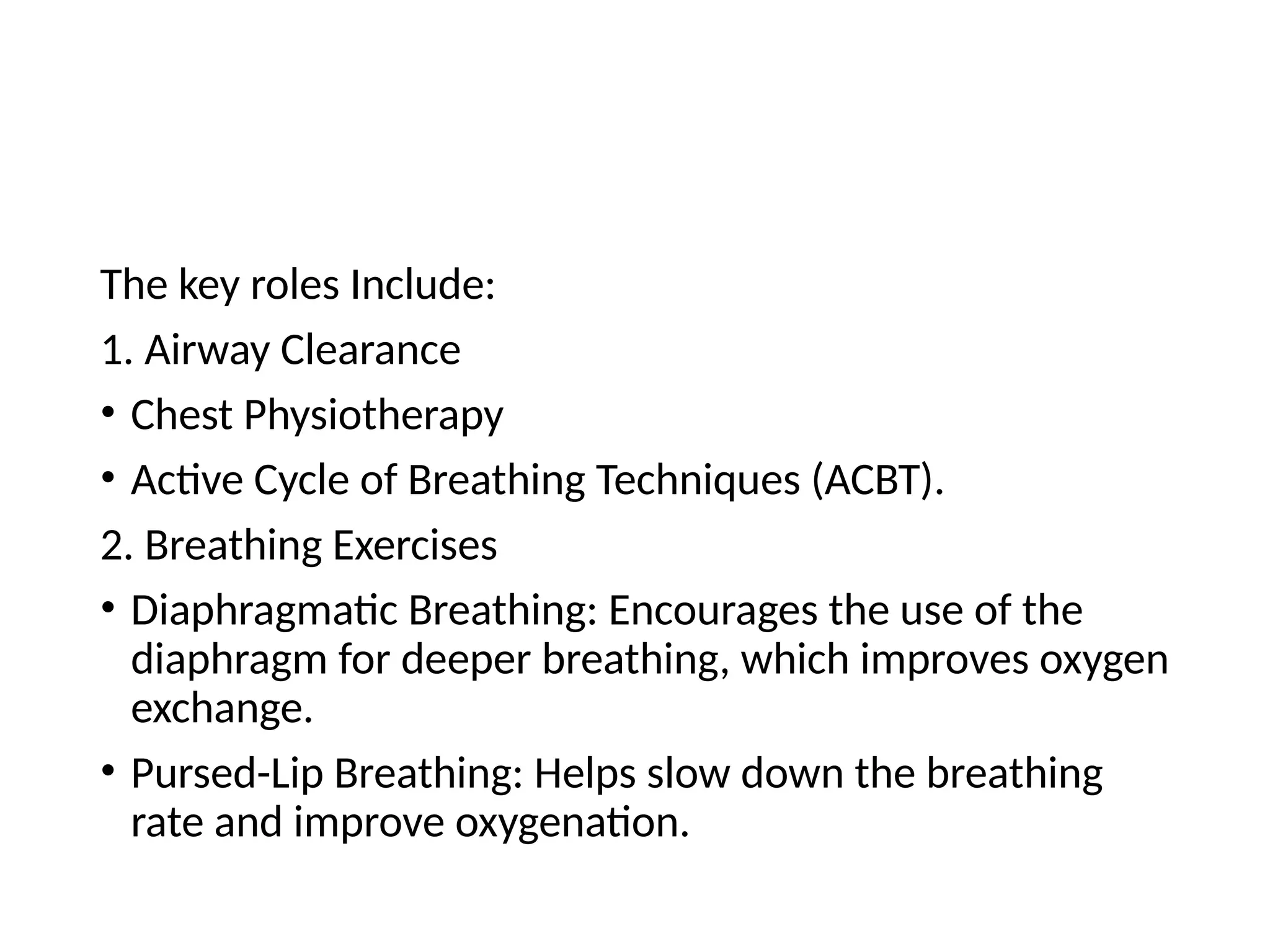 pneumonia presentation of physiotherapy role | PPTX