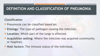 BRIEF OVERVIEW ON PNEUMONIA TYPES AND MANAGEMENT.pptx