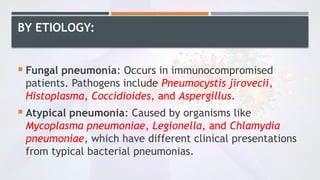 BRIEF OVERVIEW ON PNEUMONIA TYPES AND MANAGEMENT.pptx