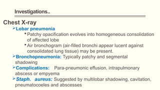 pneumonia- class for undergraduate students. | PPTX