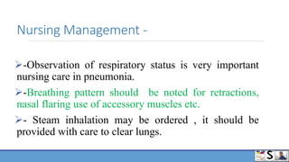 Pneumonia in english | PPTX