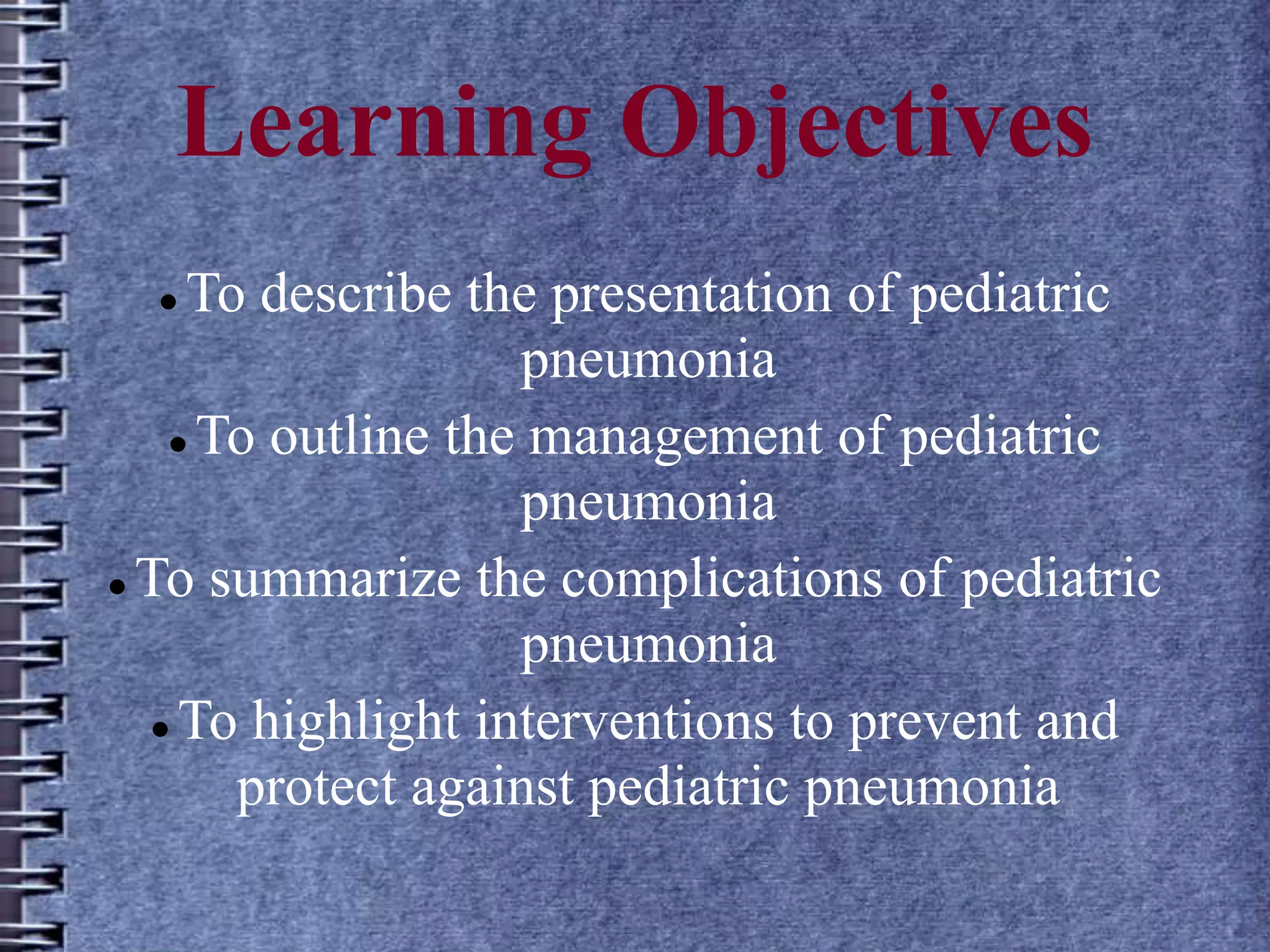 Pneumonia in peadiatrics | PPT