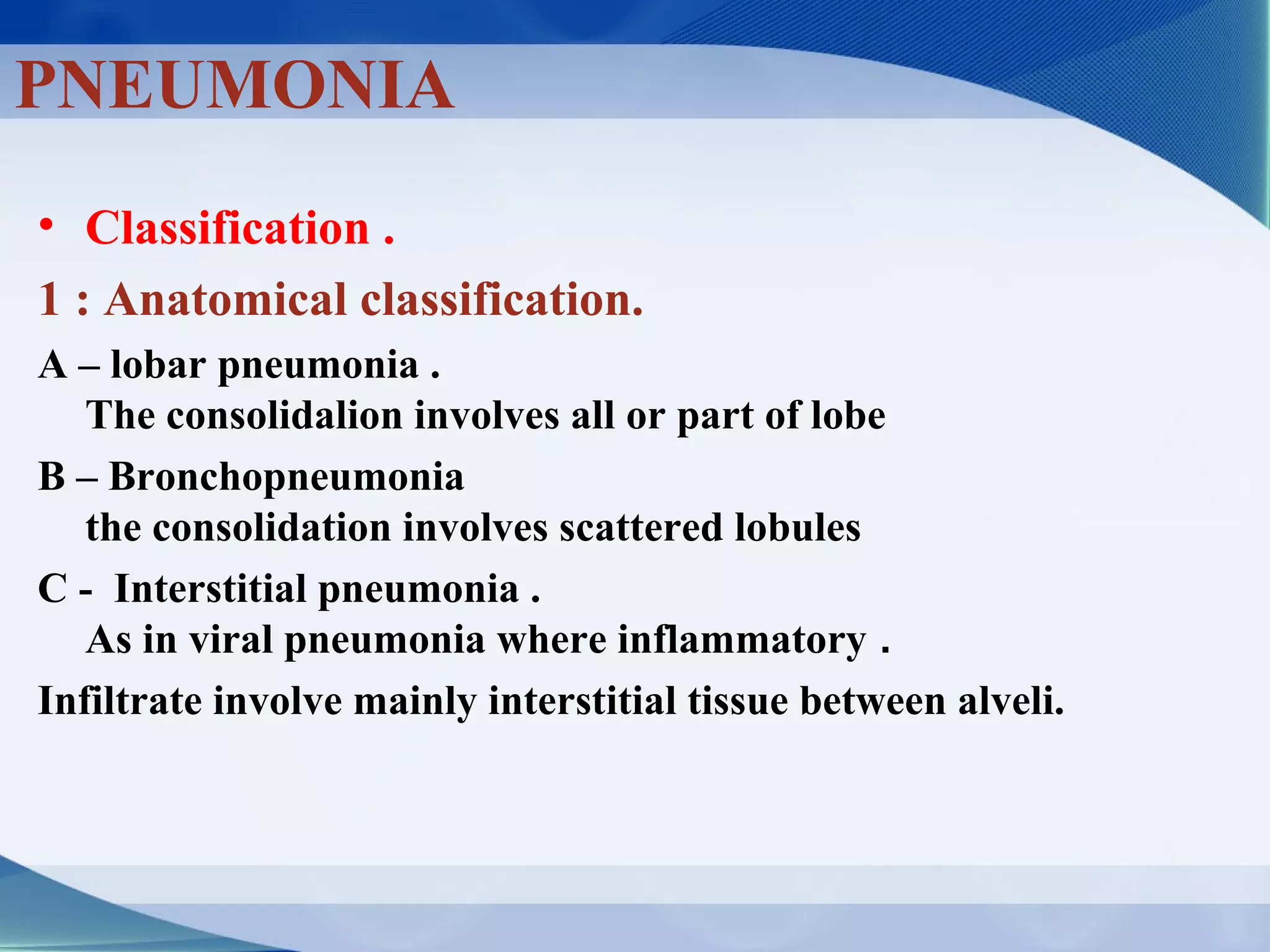 classification of pnemonia | PPT