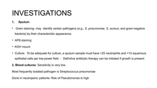 PNEUMONIA-CLASSIFICATION, MANAGEMENT AND COMPLICATIONS | PPTX
