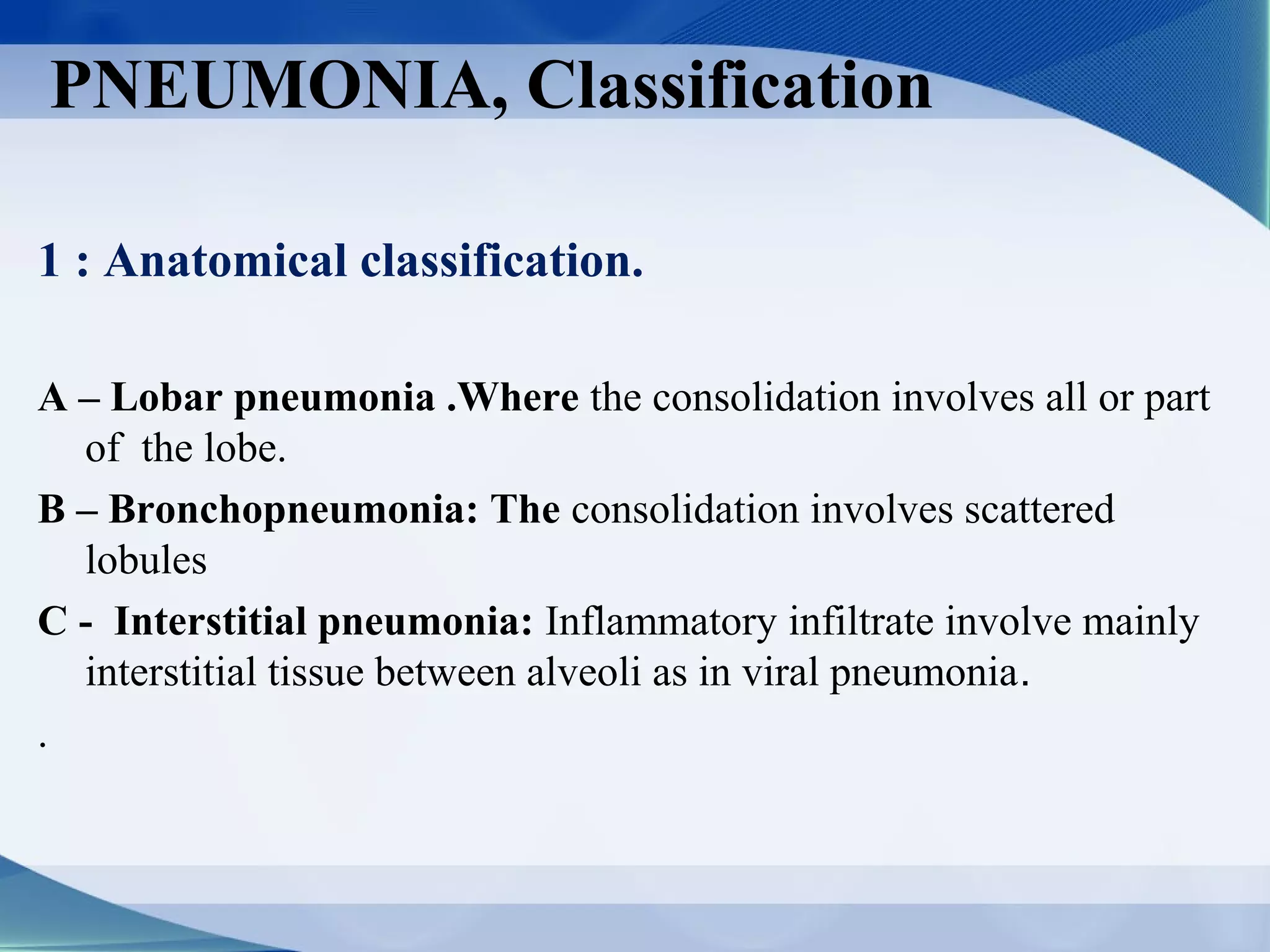 Pneumonia 5th year | PPT