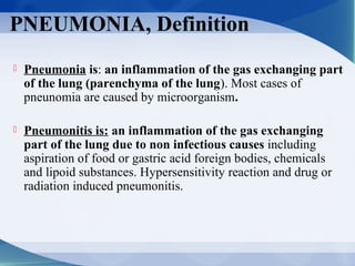 Pneumonia 5th year | PPT