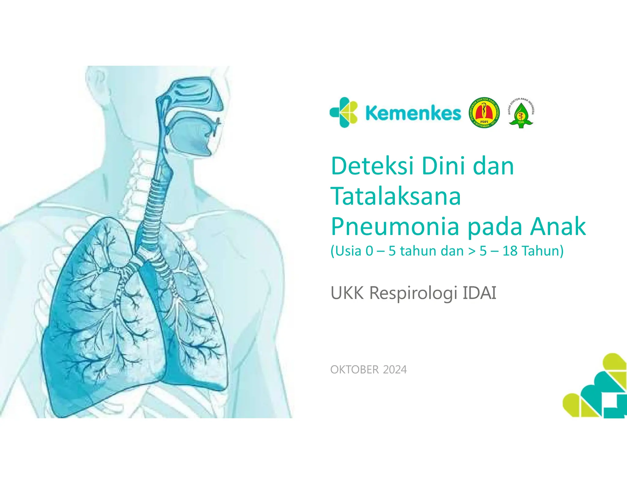 Deteksi Dini dan Tatalaksana Pneumonia pada Anak (Usia 0 – 5 tahun dan ...