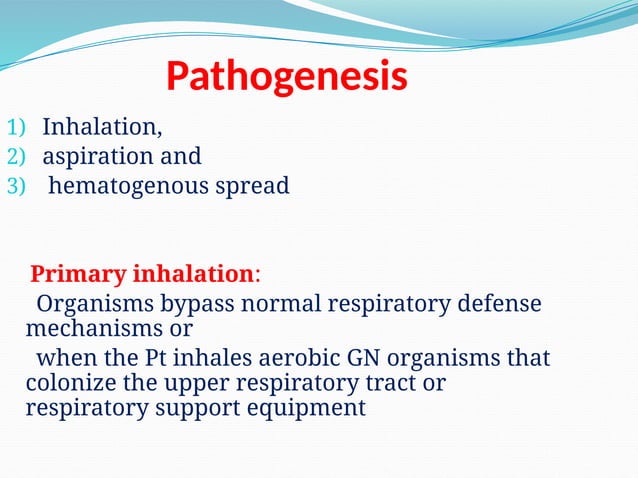 Etiology, pathogenesis, clinical features of pneumonia | PPTX ...