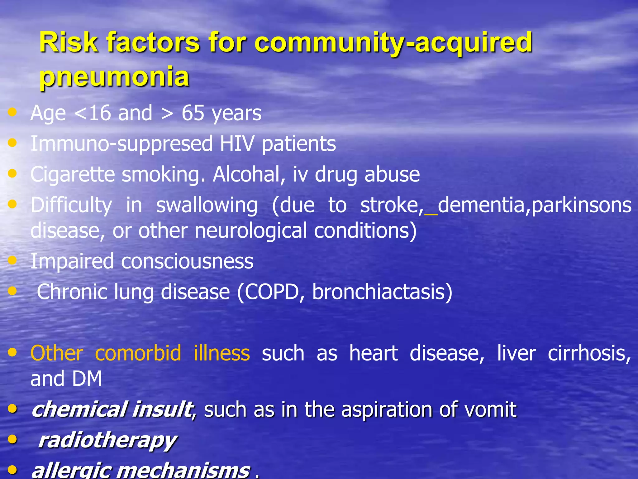 Pneumonia & ITS Complications | PPT
