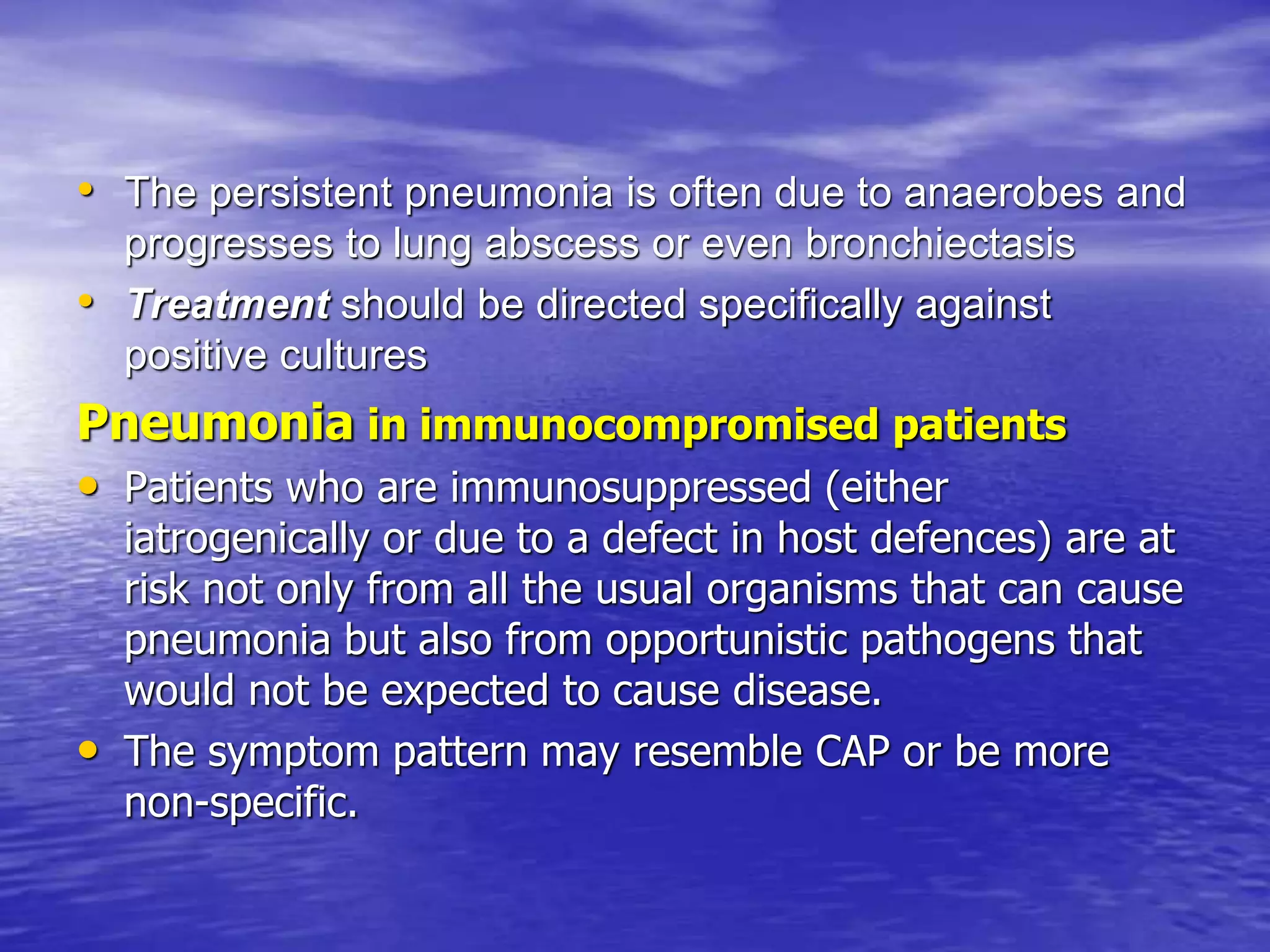 Pneumonia & ITS Complications | PPT