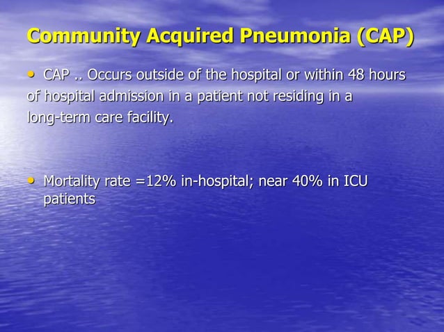 Pneumonia & ITS Complications | PPT