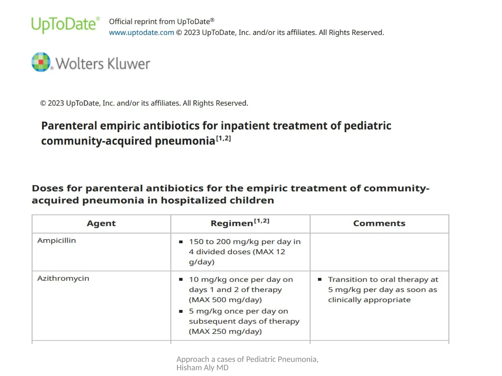 Pediatrics Pneumonia, How can you Manage .pptx