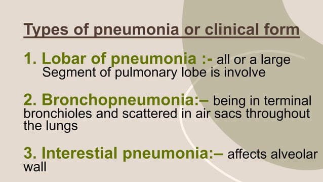 pneumonia , definition, causes , clinical manifestation, management.pptx
